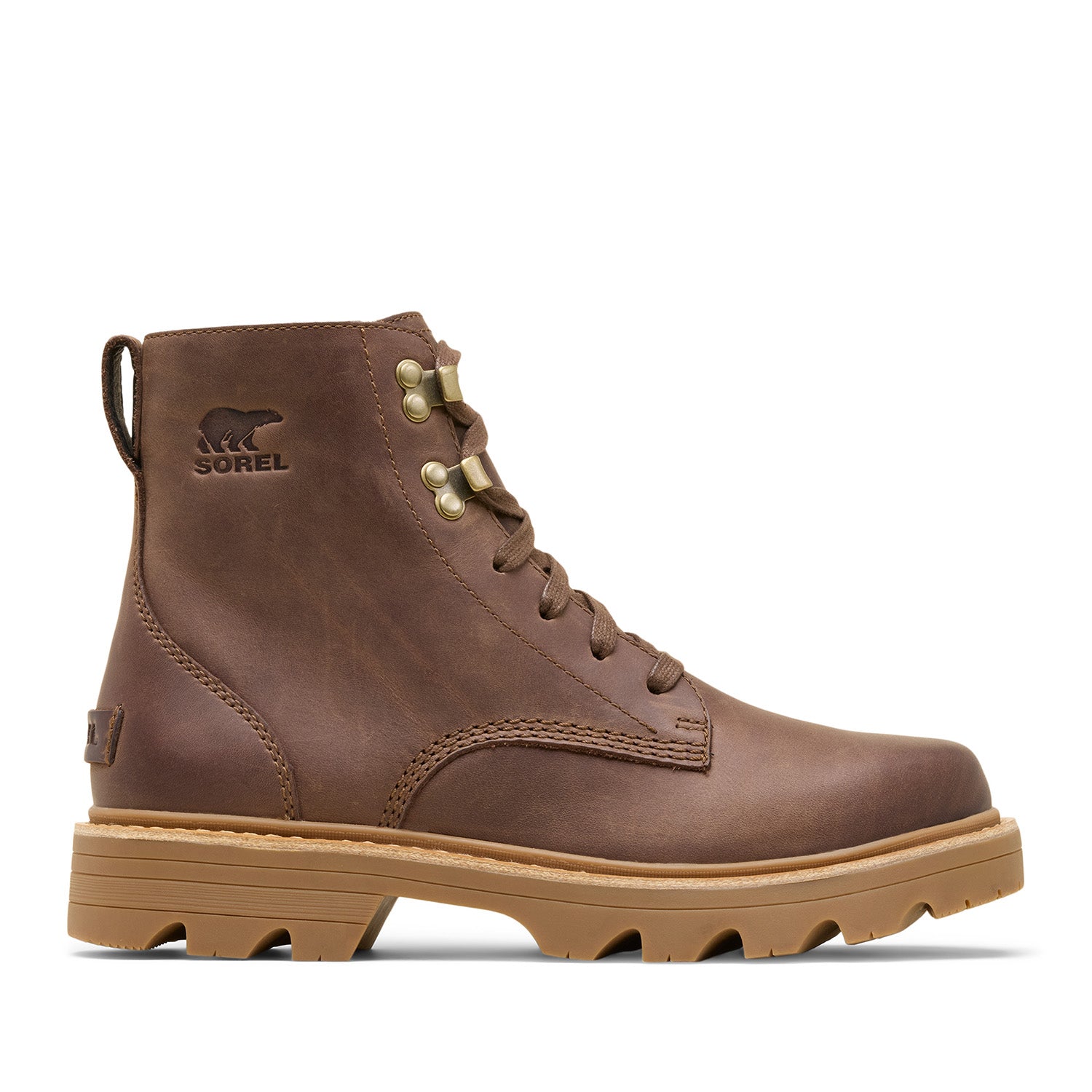 Sorel Women's Revel Road, Boot Lace Wp in Tobacco/Gum – heel boy